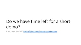 NLP pipeline in machine translation | PPTX