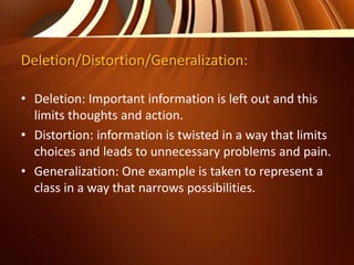 NLP ( neuro linguistic programming) | PPTX