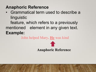 Cohesive devices in natural language processing | PPTX | Technology ...
