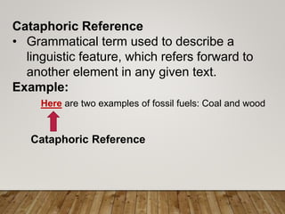 Cohesive devices in natural language processing | PPTX | Technology ...