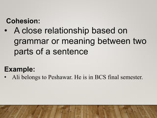 Cohesive devices in natural language processing | PPTX | Technology ...