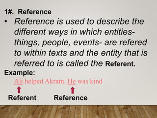 Cohesive devices in natural language processing | PPTX | Technology ...