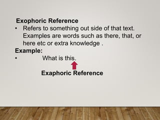 Cohesive devices in natural language processing | PPTX | Technology ...