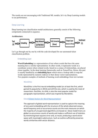 Automation of IT Ticket Automation using NLP and Deep Learning | PDF