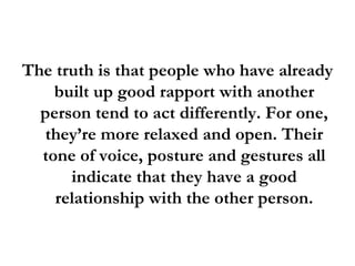 NLP Rapport Building: 3 Awesome NLP Techniques To Build Rapport ...