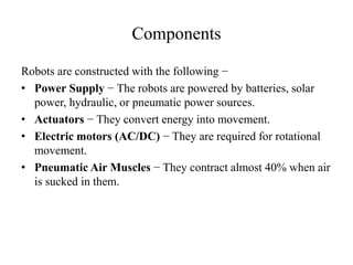 Nlp, robotics and expert system | PPTX