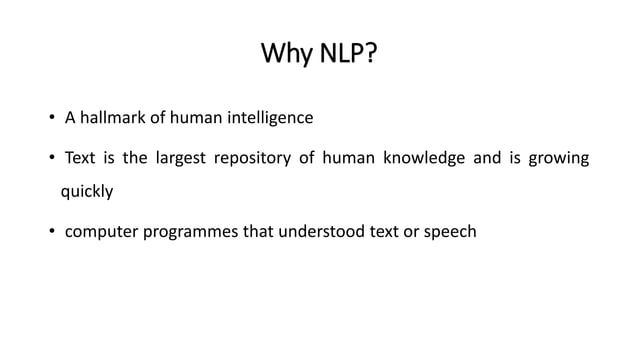 Natural language processing (NLP) | PPTX | Artificial Intelligence | Technology & Computing