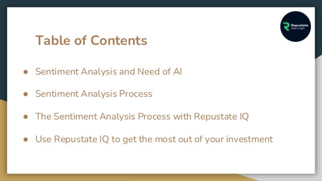 NLP sentiment analysis | PPTX