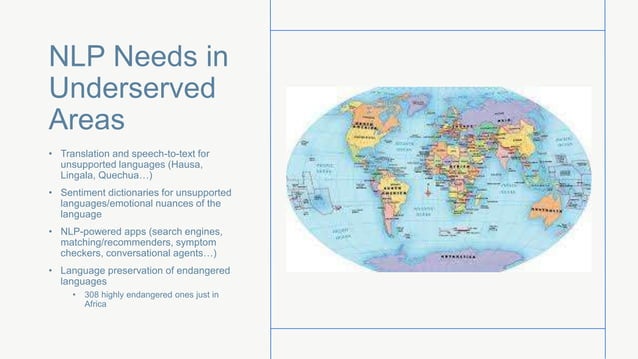 NLP: Challenges and Opportunities in Underserved Areas | PPTX