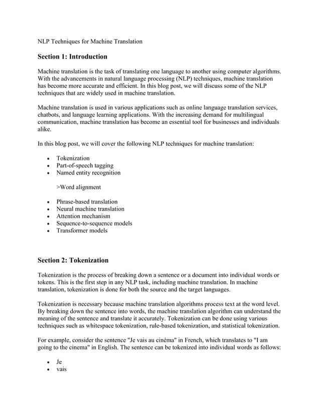 NLP Techniques for Machine Translation.docx
