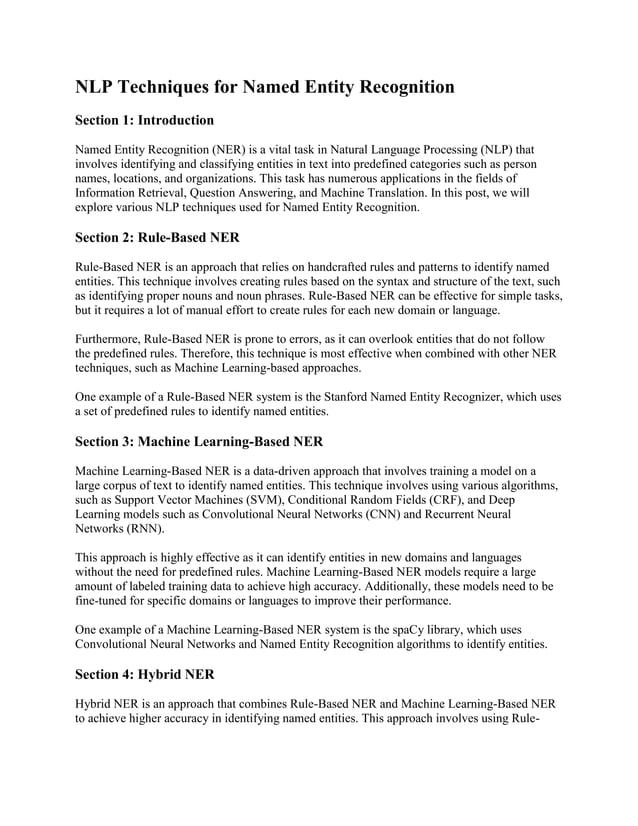 NLP Techniques for Named Entity Recognition.docx