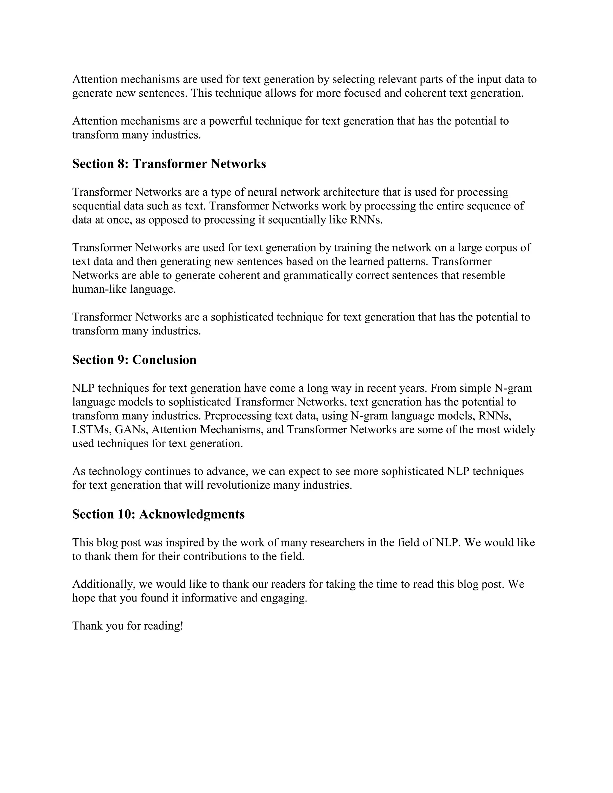 NLP Techniques for Text Generation.docx