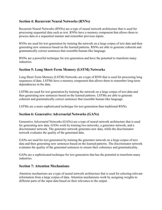 NLP Techniques for Text Generation.docx