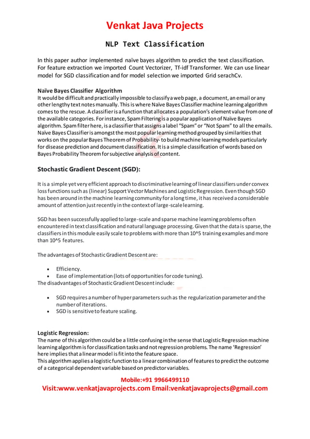 Nlp text classification | DOCX