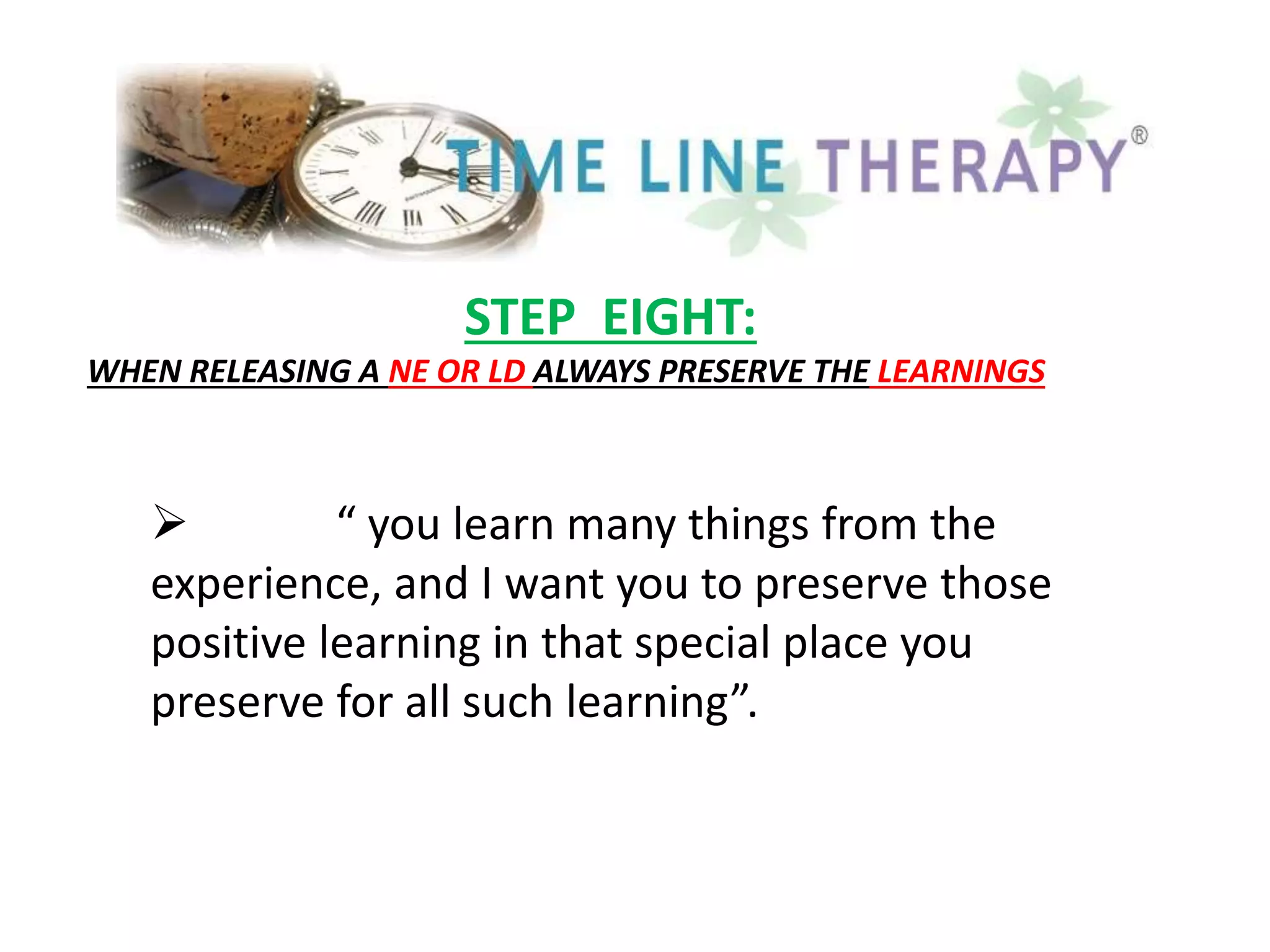 Nlp timeline therapy | PPTX