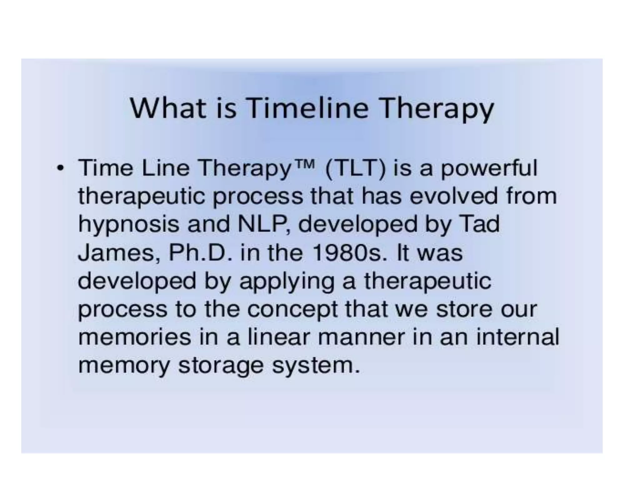 Nlp timeline therapy | PPTX