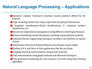 NLP Introduction - Natural Language Processing and Artificial Intelligence Overview | PPTX
