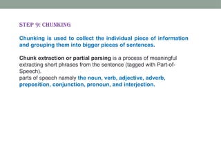 NLP Introduction , applications, NLP Pipeline, Steps in NLP | PPTX