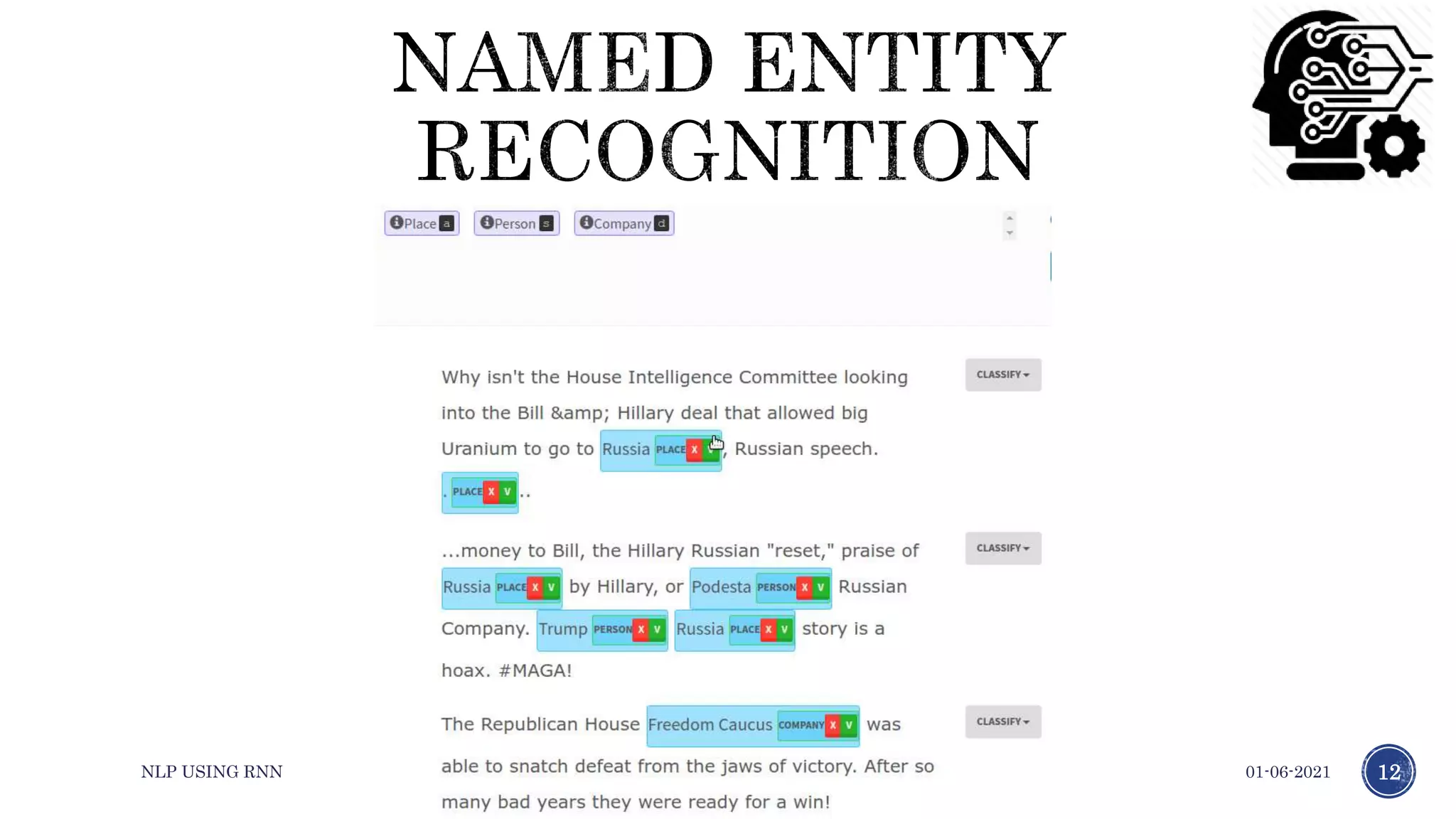INTRODUCTION TO NLP, RNN, LSTM, GRU | PPTX | Computer Software and Applications | Computing