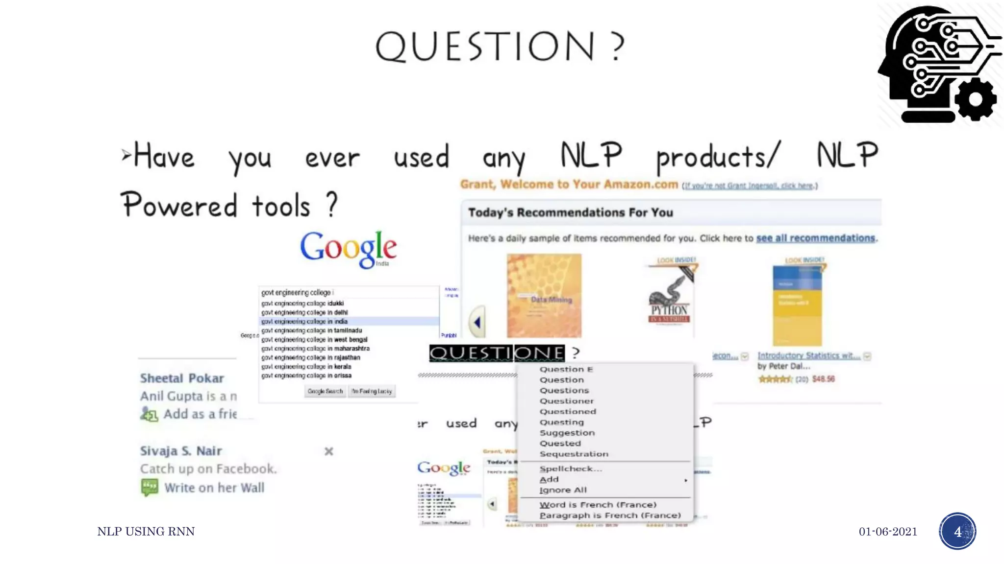 INTRODUCTION TO NLP, RNN, LSTM, GRU | PPT INTRODUCTION TO NLP, RNN, LSTM, GRU | PPT