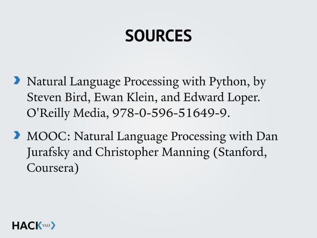 HackYale - Natural Language Processing (Week 1) | PDF | Computing | Technology & Computing