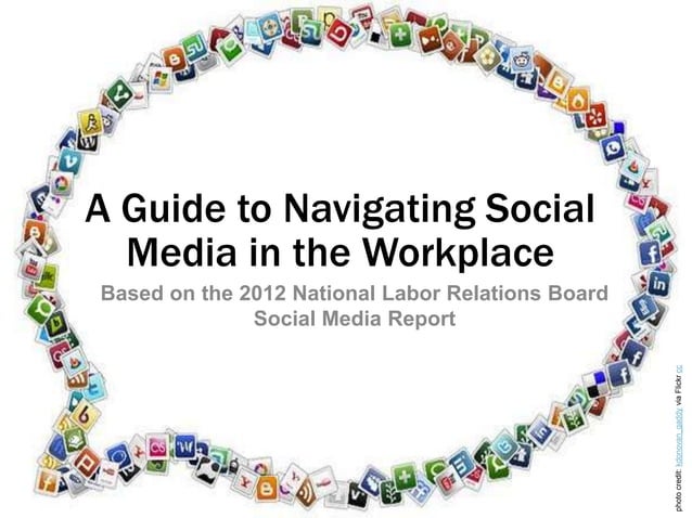 A guide to navigating social media in the workplace | PPT