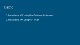 VNF components in OpenStack Tacker | PPTX | Computing | Technology & Computing