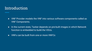 VNF components in OpenStack Tacker | PPTX | Computing | Technology & Computing