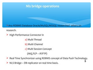 NLS Banking Solutions - NBridge | PPT