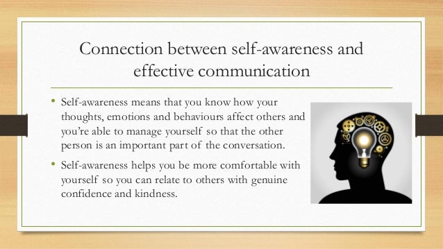 Self-awareness in communication