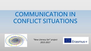 Types of communication in conflicts | PPT