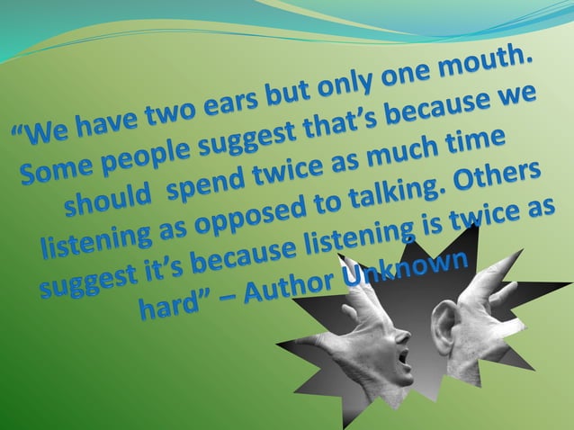 Active listening | PPT