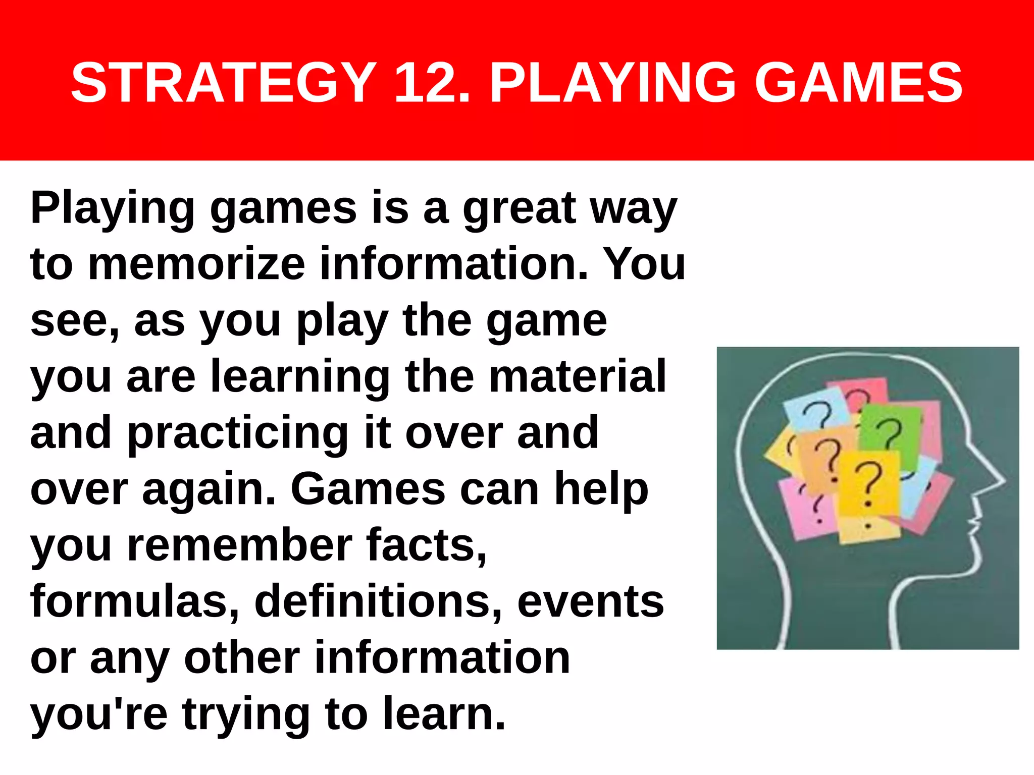 Memory strategies | PDF