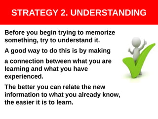 Memory strategies | PDF