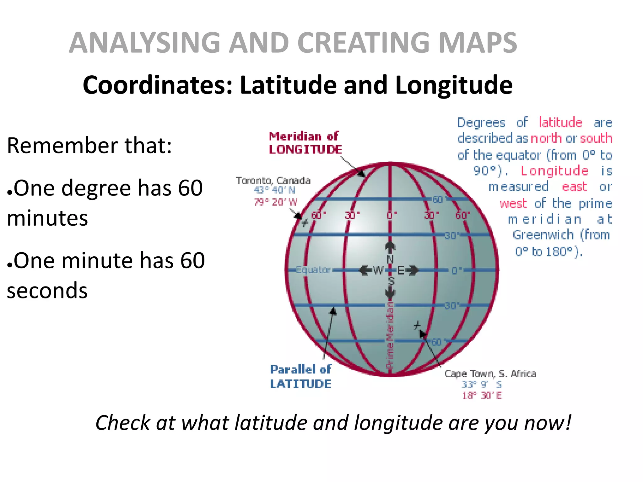 Analysing and creating maps | PDF