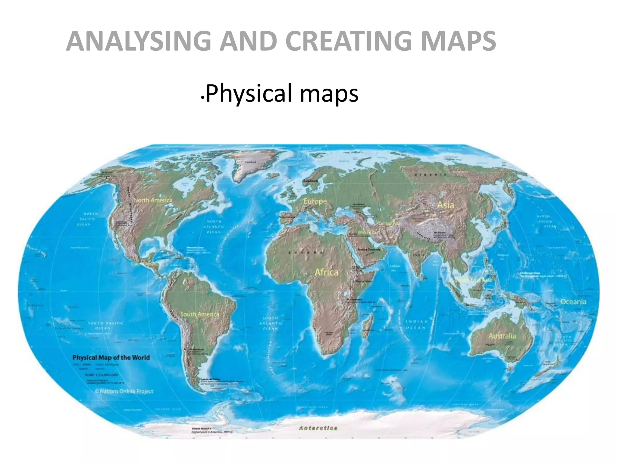 Analysing and creating maps | PPT