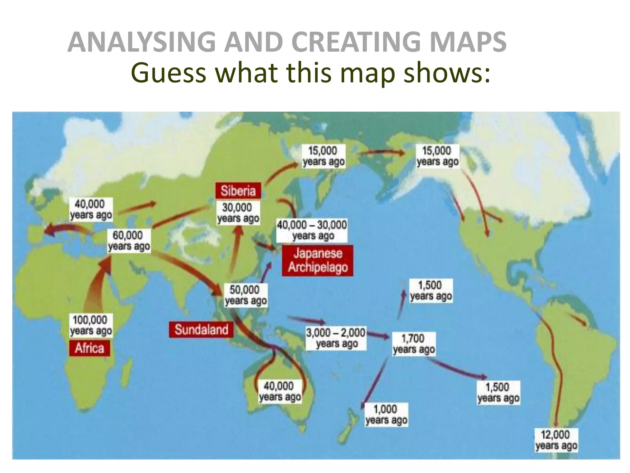 Analysing and creating maps | PPT
