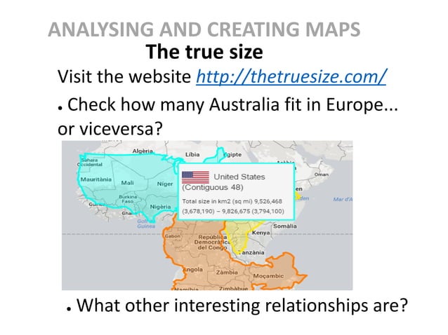 Analysing and creating maps | PPT