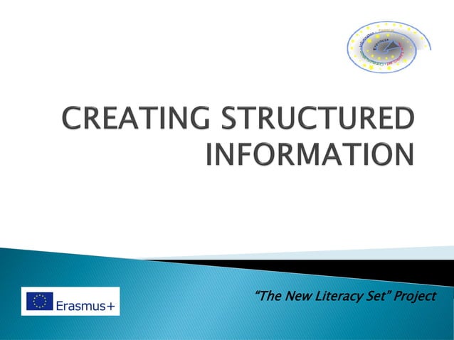Creating structured information | PPT