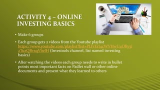 Basics of stock exchange | PPT