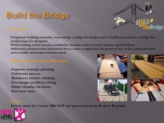 Nl team building brochure | PPT