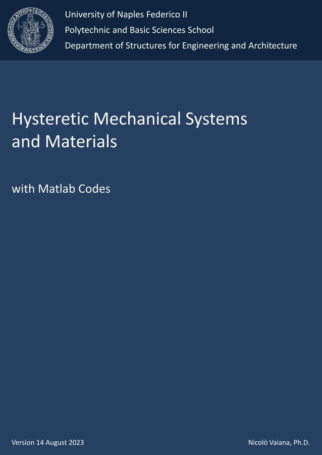SDF Hysteretic System 1 - Differential Vaiana Rosati Model | PDF