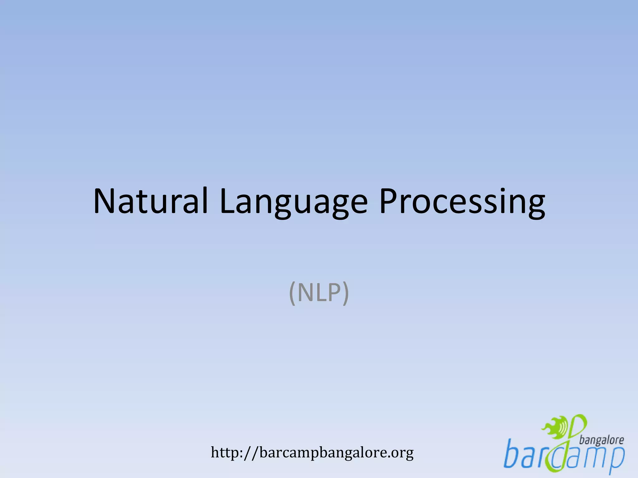 Natural Language Processing made easy | PPT | Programming Languages ...