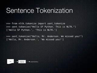 NLTK in 20 minutes | KEY