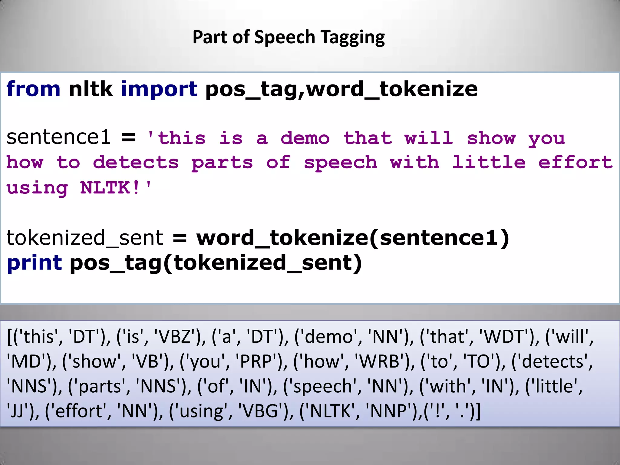 Nltk - Boston Text Analytics