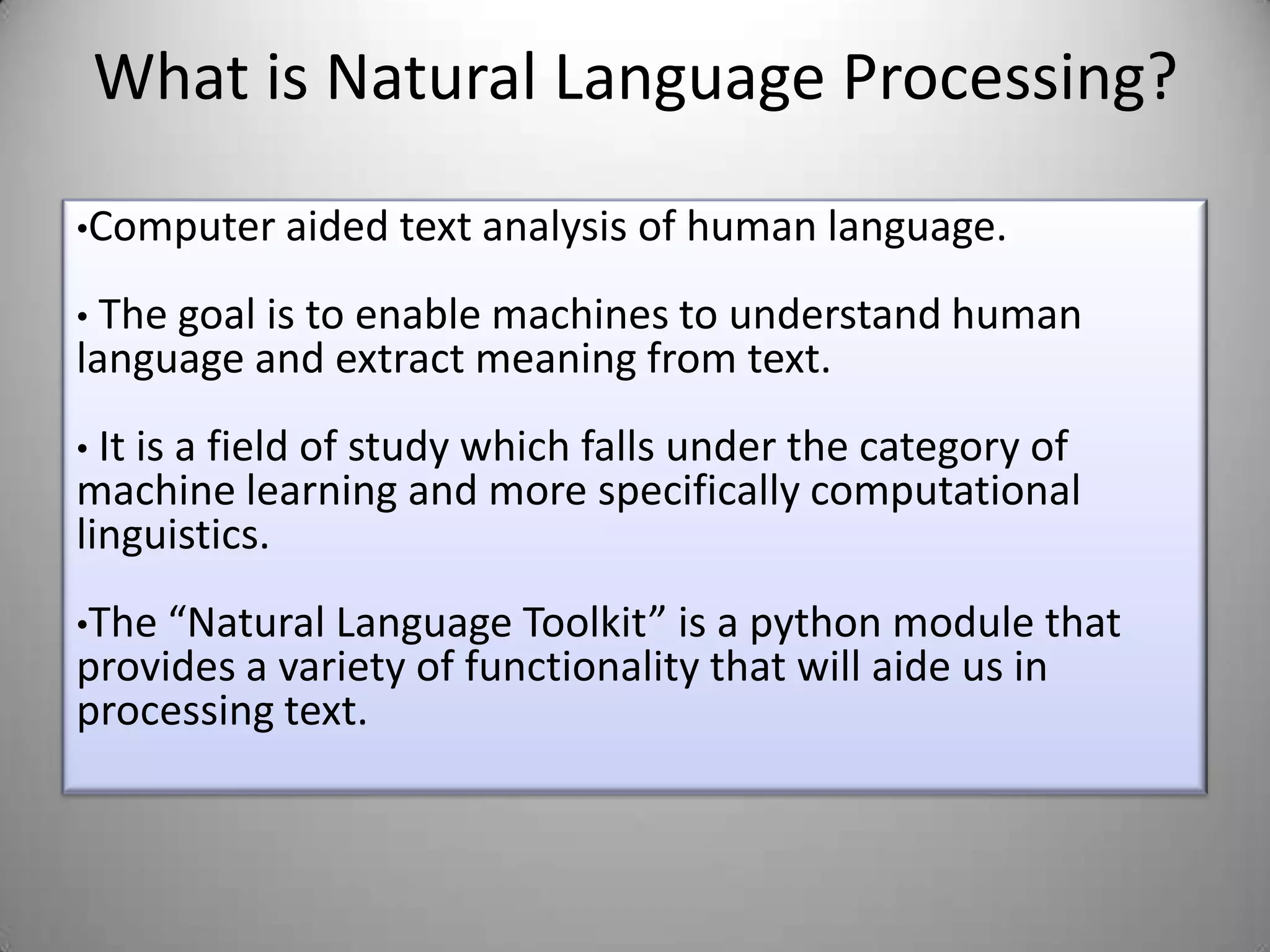 Nltk - Boston Text Analytics