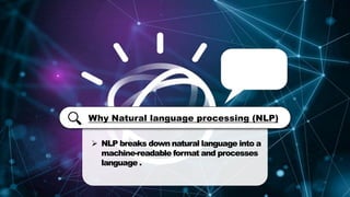 Natural language understanding of chatbots | PPTX
