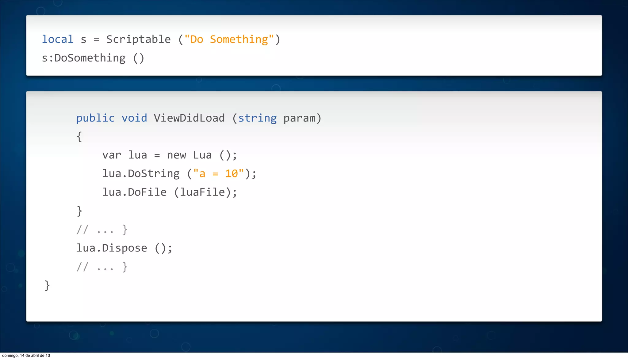 NLua with Xamarin | PPT