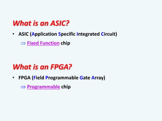 Integrated Circuits introduction and fpga | PPT