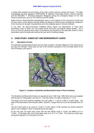 Pianc hawser force for lock case study | PDF
